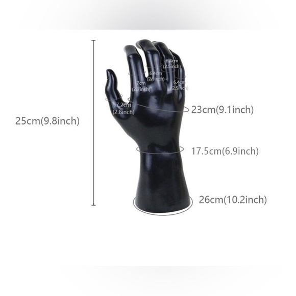 Handmade | Other | New Male Right Hand Mannequin White Hand Display ...